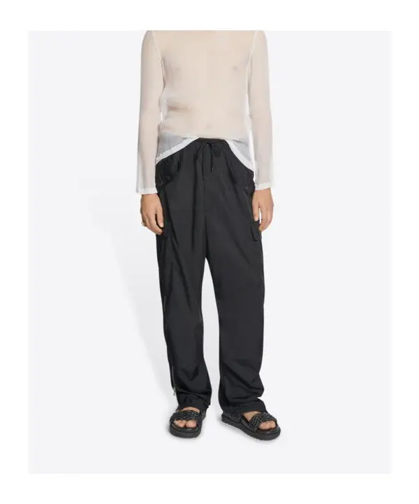 Dries Van Noten Water Repellent Drawstring Cargo Trousers