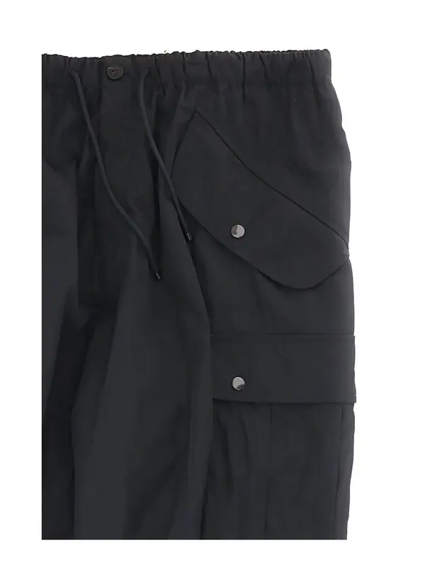 Dries Van Noten Water Repellent Drawstring Cargo Trousers