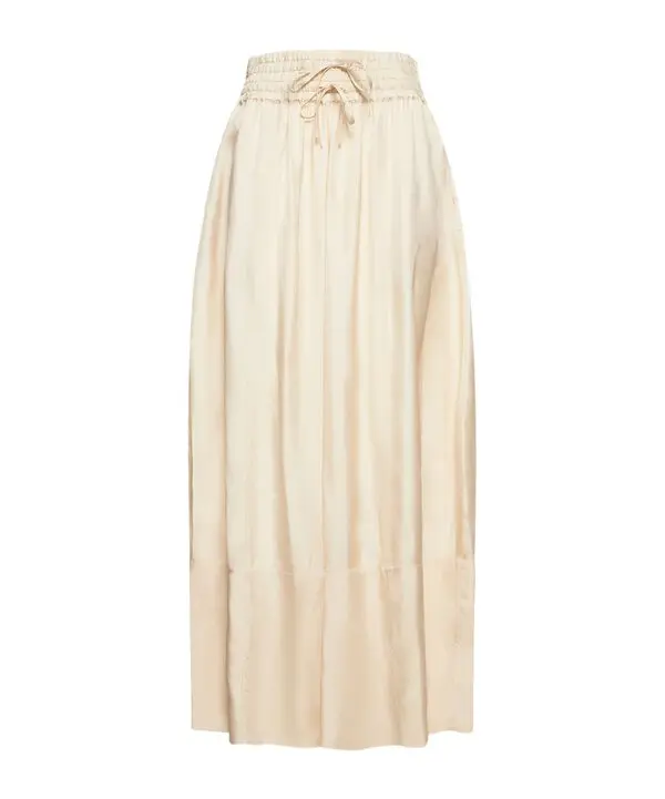 JIL SANDER Wide Leg Drawstring Pants