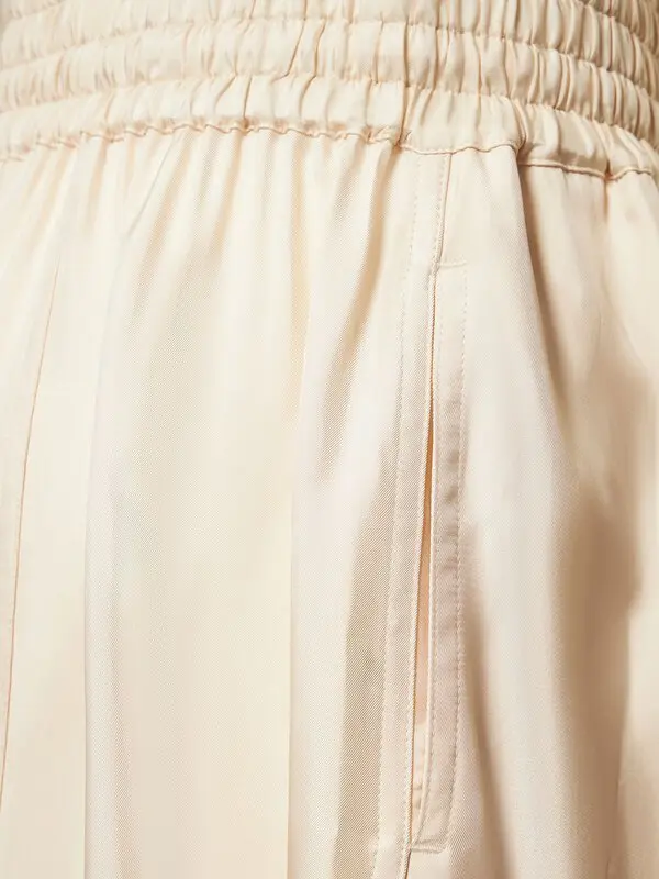 JIL SANDER Wide Leg Drawstring Pants