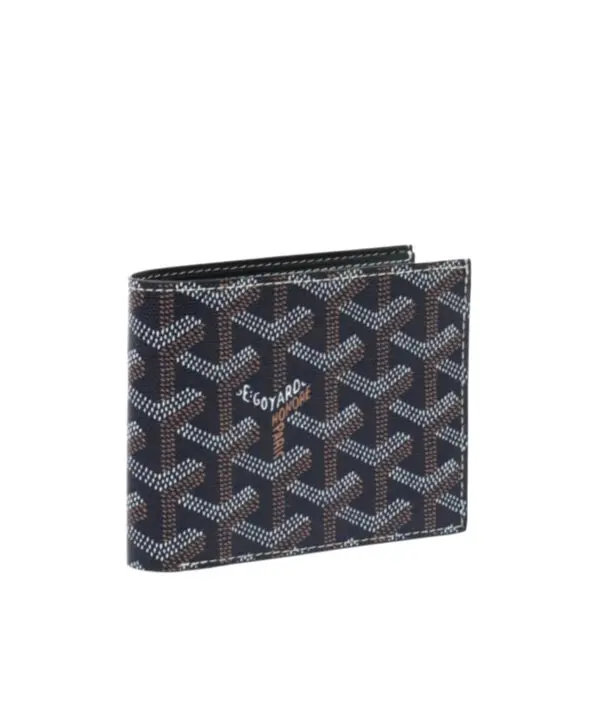 Goyard Pattern Wallet - Black