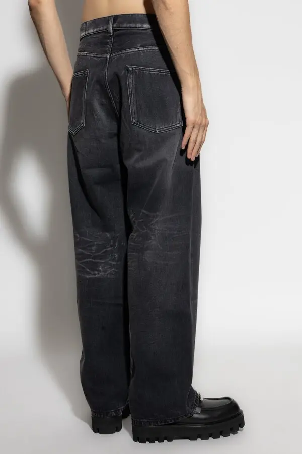 Moschino Faded Straight Leg Jeans