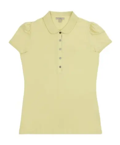 Burberry Short-sleeved Polo Shirt - Yellow