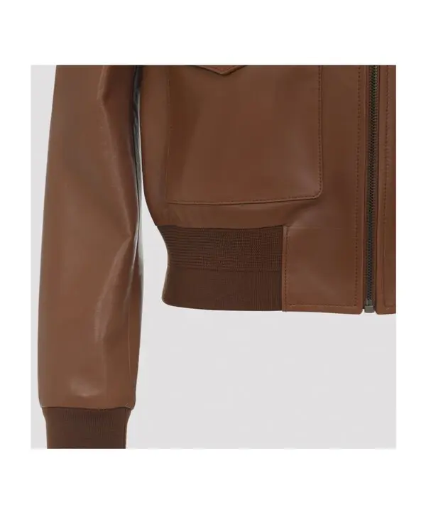 Ralph Lauren Sullivan Leather Bomber Jacket