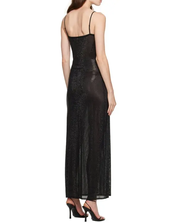 Alexander Wang Straight-neck Sequined Gown