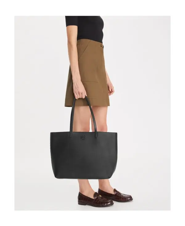 Tory Burch Mcgraw Logo Patch Tote Bag