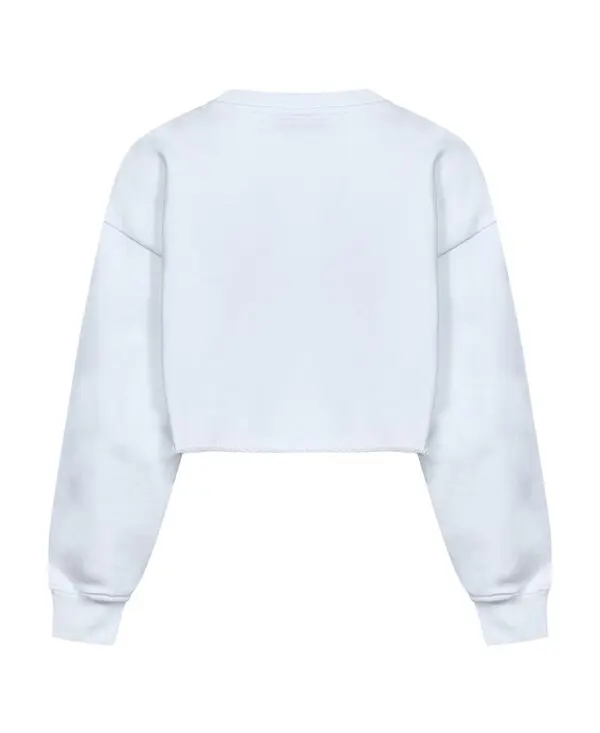 MSGM Logo Embellished Crew Neck Sweater