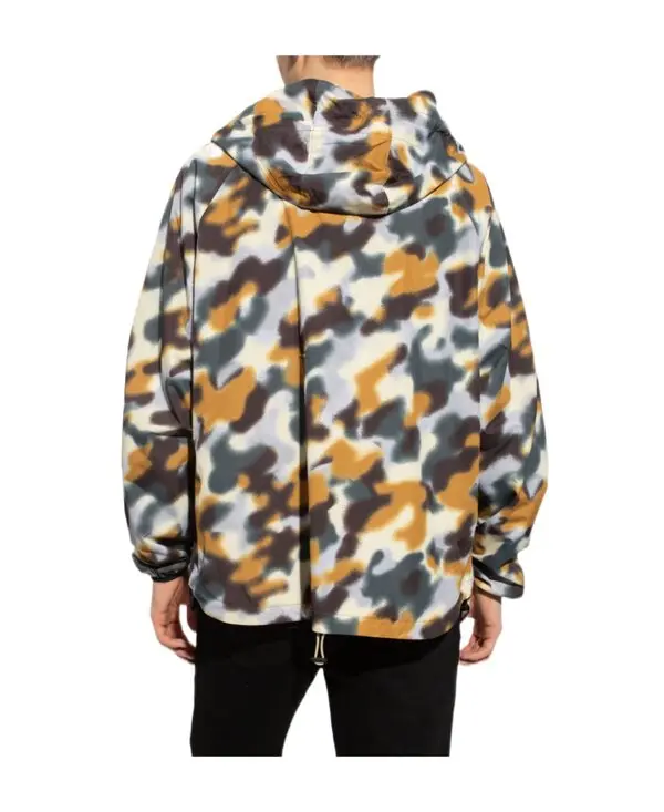 Kenzo Hooded Camouflage Casual Jacket