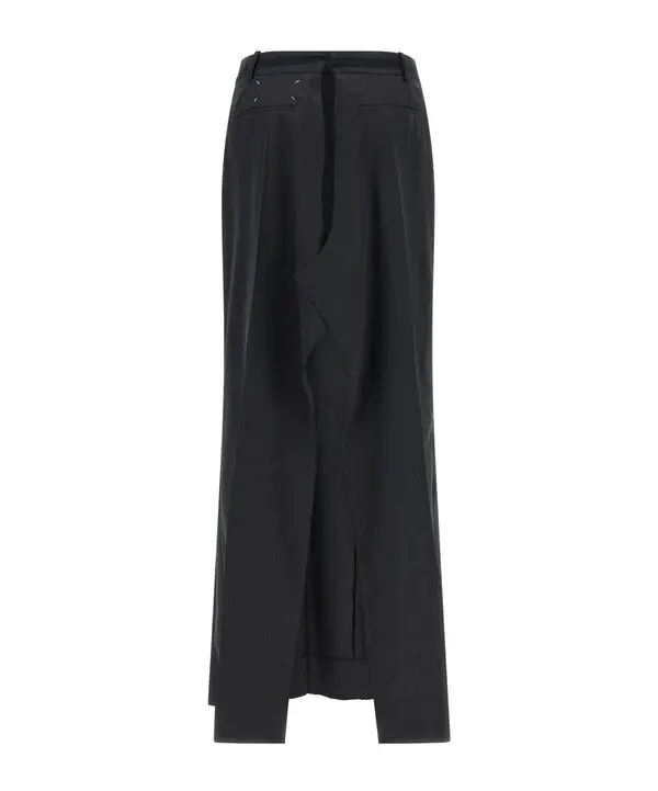 MAISON MARGIELA Raw-cut Wrap Skirt
