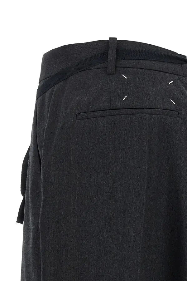 MAISON MARGIELA Raw-cut Wrap Skirt