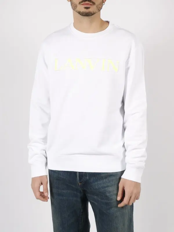 LANVIN Logo Round Neck Sweatshirt