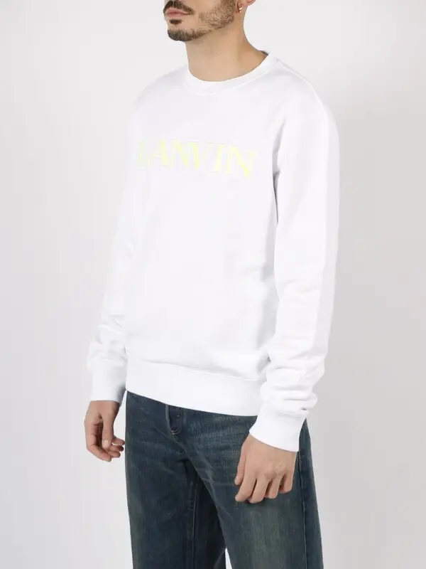 LANVIN Logo Round Neck Sweatshirt