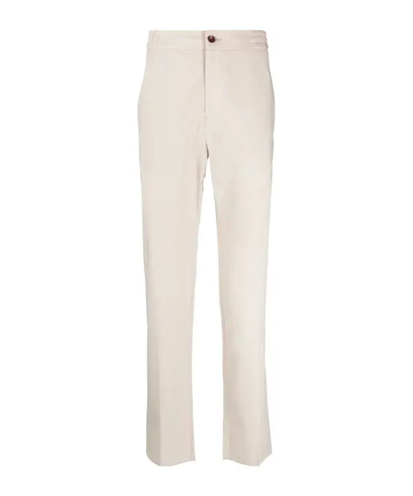 Etro Press-crease Cotton Trousers - Pink