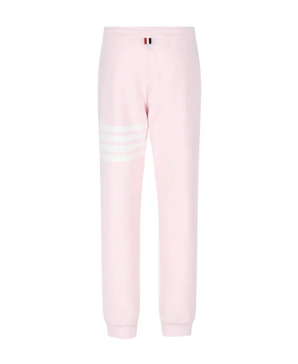 Thom Browne 4-bar Drawstring Sweatpants - Light Pink