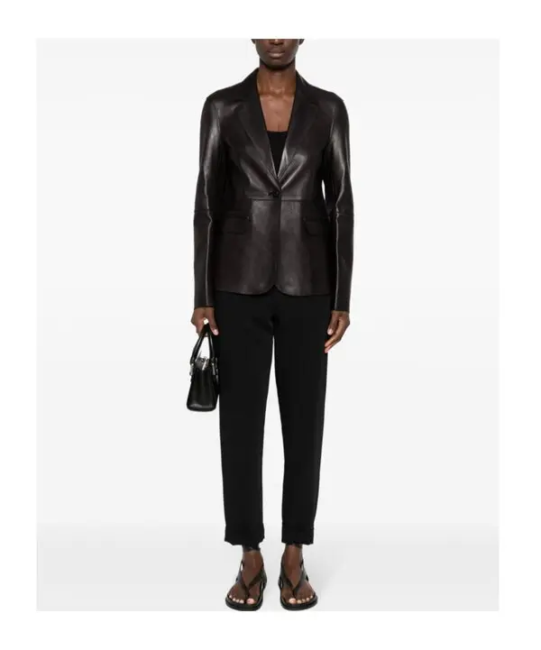 P.a.r.o.s.h Mid-rise Tapered-leg Trousers