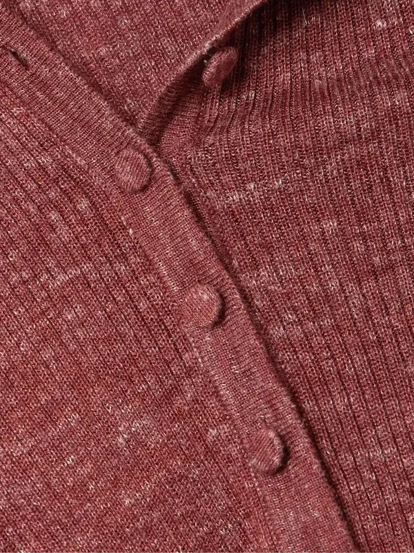 Gabriela Hearst Ribbed Long-sleeve Sweater - Red