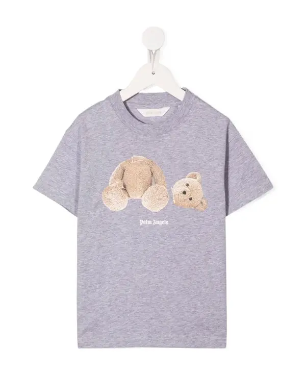 Palm Angels Bear Print Cotton T-shirt