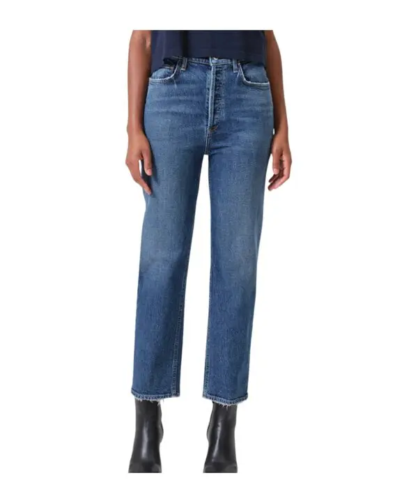 AGOLDE Straight Leg Denim Trousers