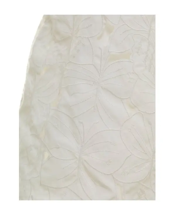 Red Valentino Lace Detailed High-waisted Shorts