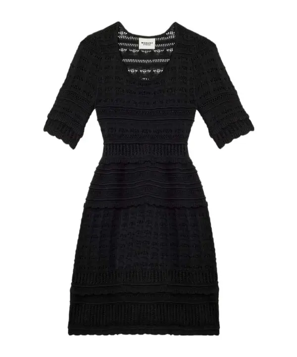 Isabel Marant Étoile Abril Crochet Knit Dress