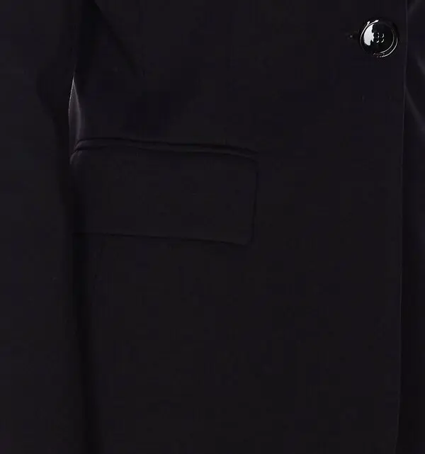 Pinko Single Breasted Tailored Blazer - Black