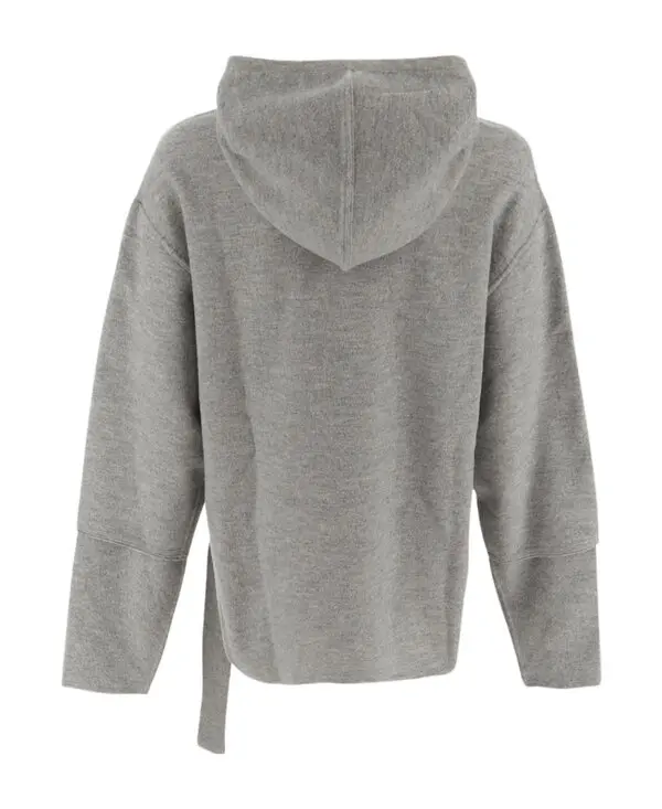 Off-White Logo Patch Drawstring Hoodie