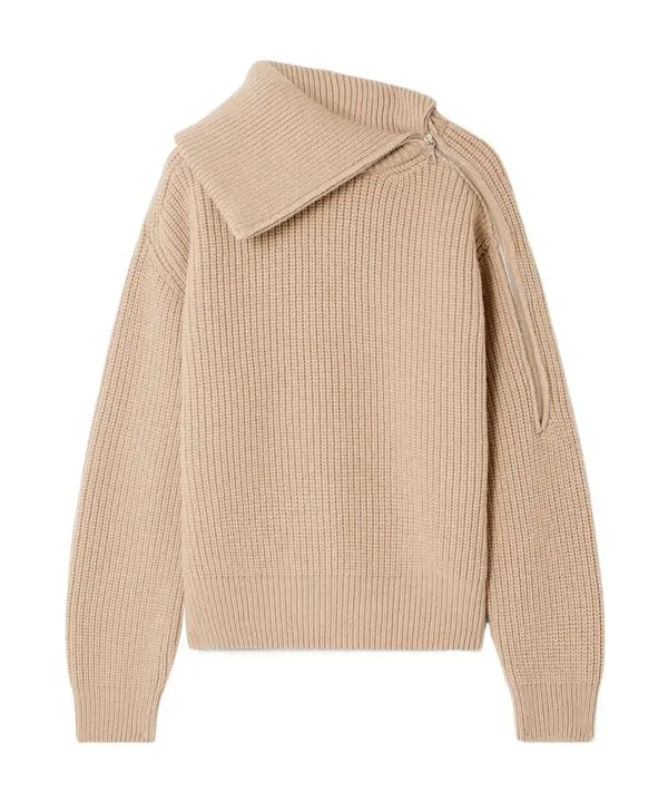 Dries Van Noten Long-sleeved Knitted Shirt - Beige