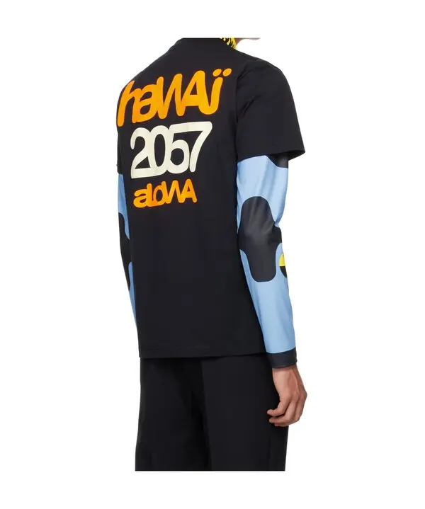 WALTER VAN BEIRENDONCK Hawaii Logo Printed T-shirt
