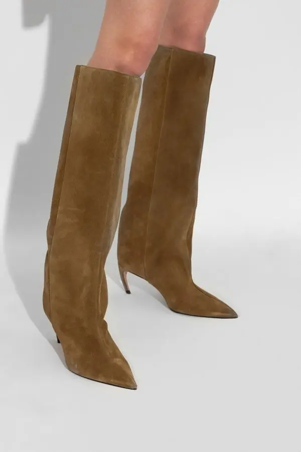 Attico The Lea Boots - Green