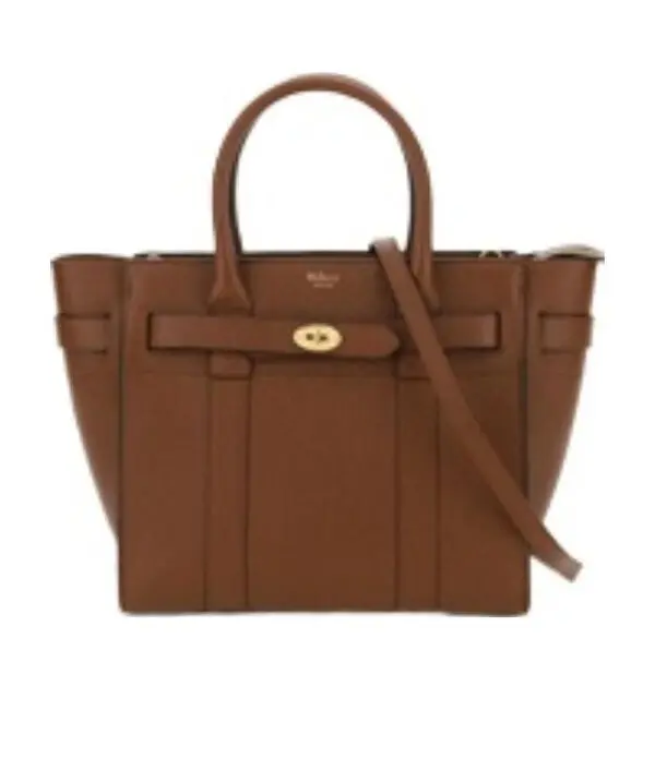 Mulberry Bayswater Zipped Small Tote Bag - Brown