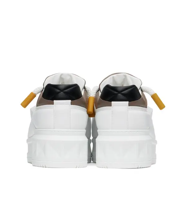 Valentino Garavani One Stud Lace-up Sneakers - White