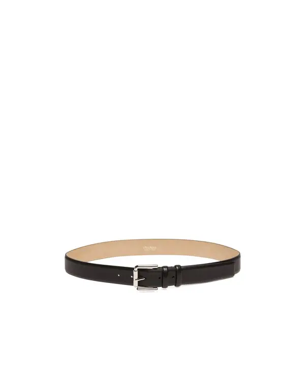 Max Mara Leather Belt - Black