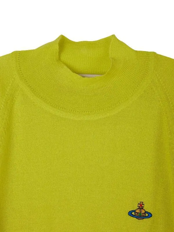 VIVIENNE WESTWOOD Orb Embroidered Short-sleeved Knitted Jumper