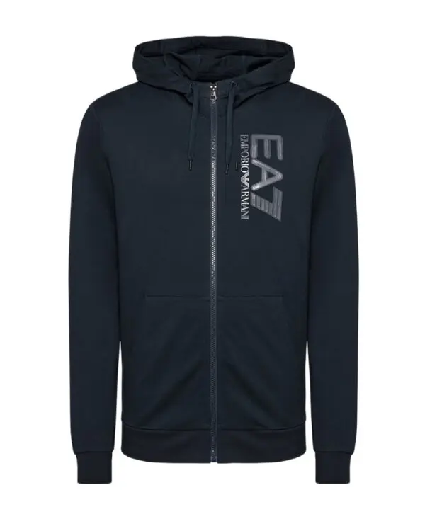 EA7 Logo Zip Hoodie
