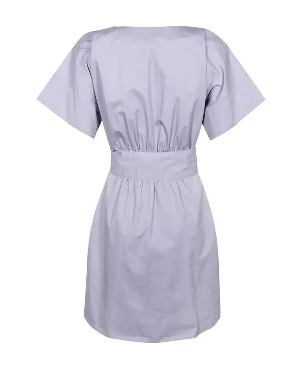 Emporio Armani V-neck Short Sleeve Dress