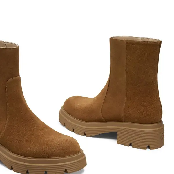 STUART WEITZMAN Hudson Lite Zipped Boots - Brown