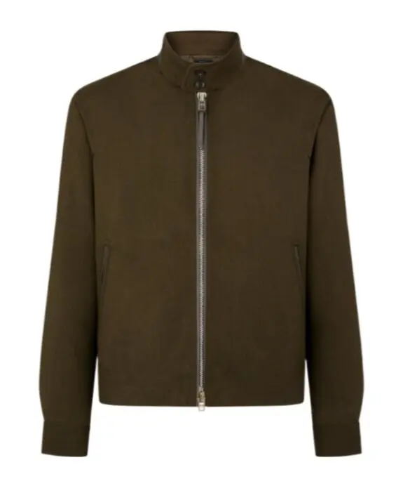 TOM FORD Zip-up Casual Jacket - Green