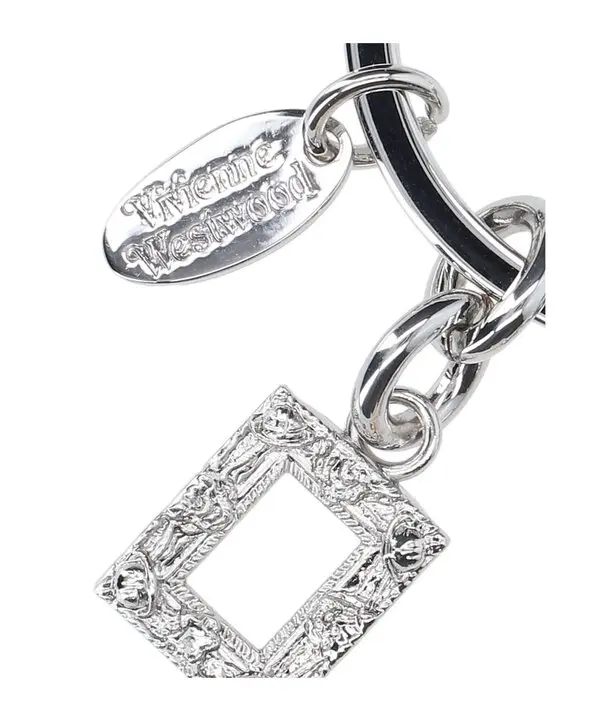 VIVIENNE WESTWOOD Logo Charm Keychain