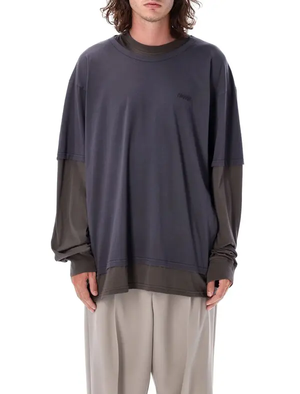 MAGLIANO Trauma Crewneck Long Sleeved T-shirt - Black