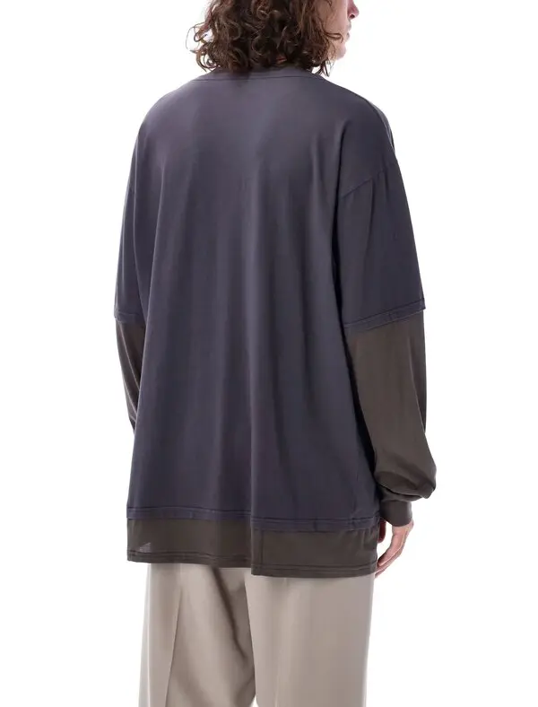 MAGLIANO Trauma Crewneck Long Sleeved T-shirt - Black