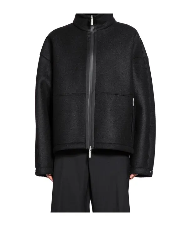 Herno Zip-fastening Jacket With High Drawstring Neck