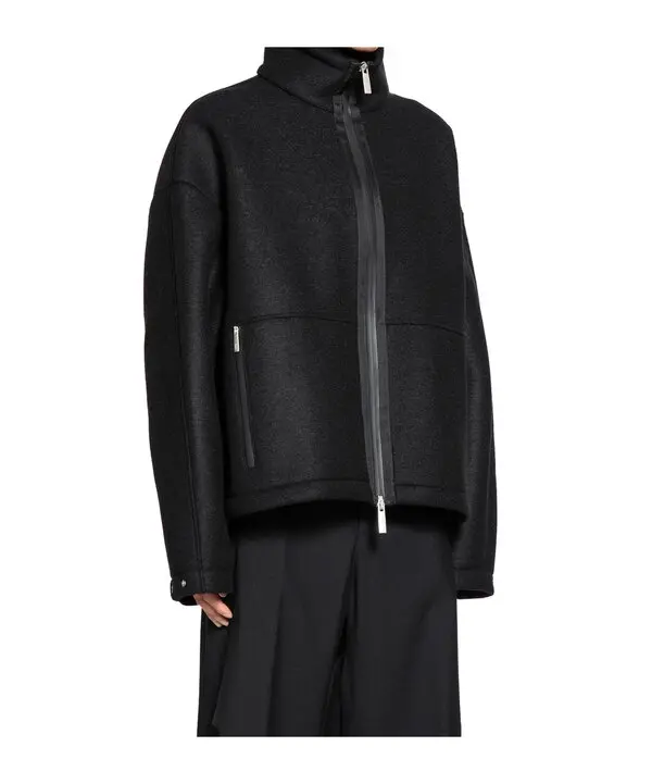 Herno Zip-fastening Jacket With High Drawstring Neck