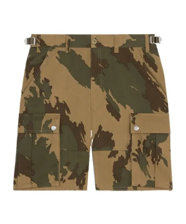 Celine Camouflage Cargo Shorts