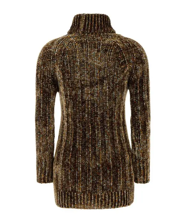 Dries Van Noten Long Sleeve High Neck Sweater