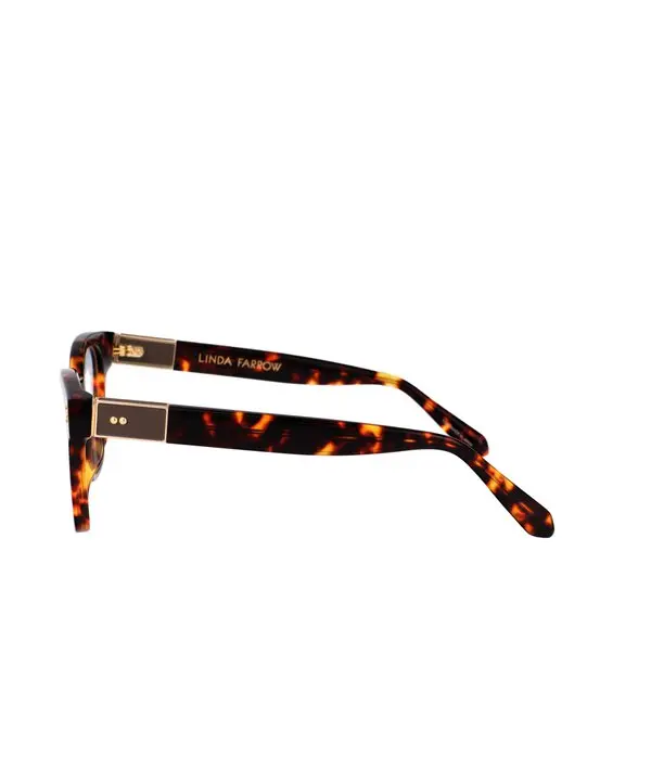 Linda Farrow Geometric Full Rim Eyeglasses