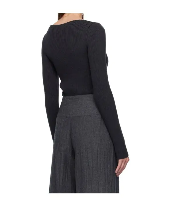 Our Legacy Ribbed Boat Neck Sweater