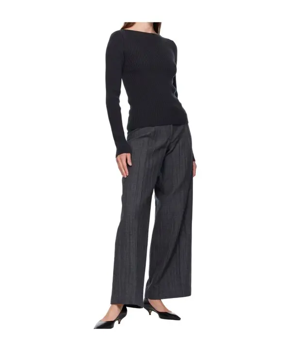 Our Legacy Ribbed Boat Neck Sweater