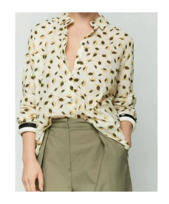 IBLUES Figure-skimming Printed Shirt