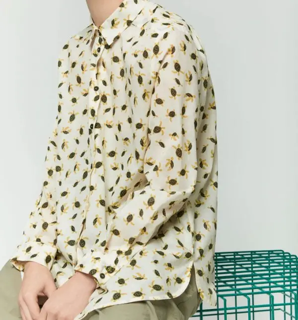 IBLUES Figure-skimming Printed Shirt