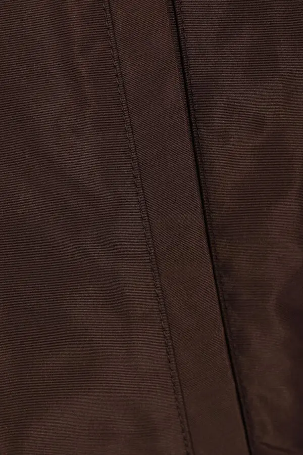 Prada Zip-up Hooded Jacket With Triangular Logo